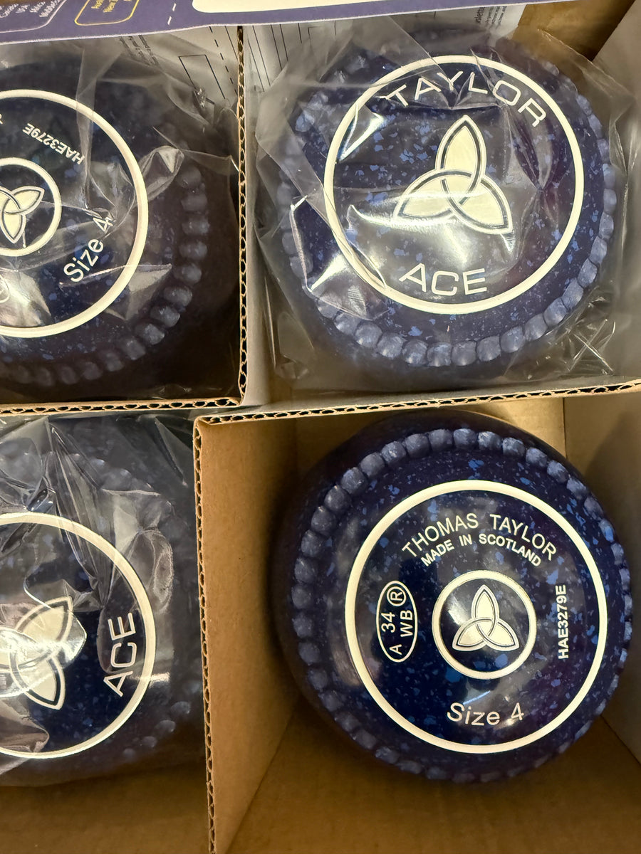 Taylor Ace Lawn Bowls Size 4 Xtreme Grip – David Gourlay Bowls