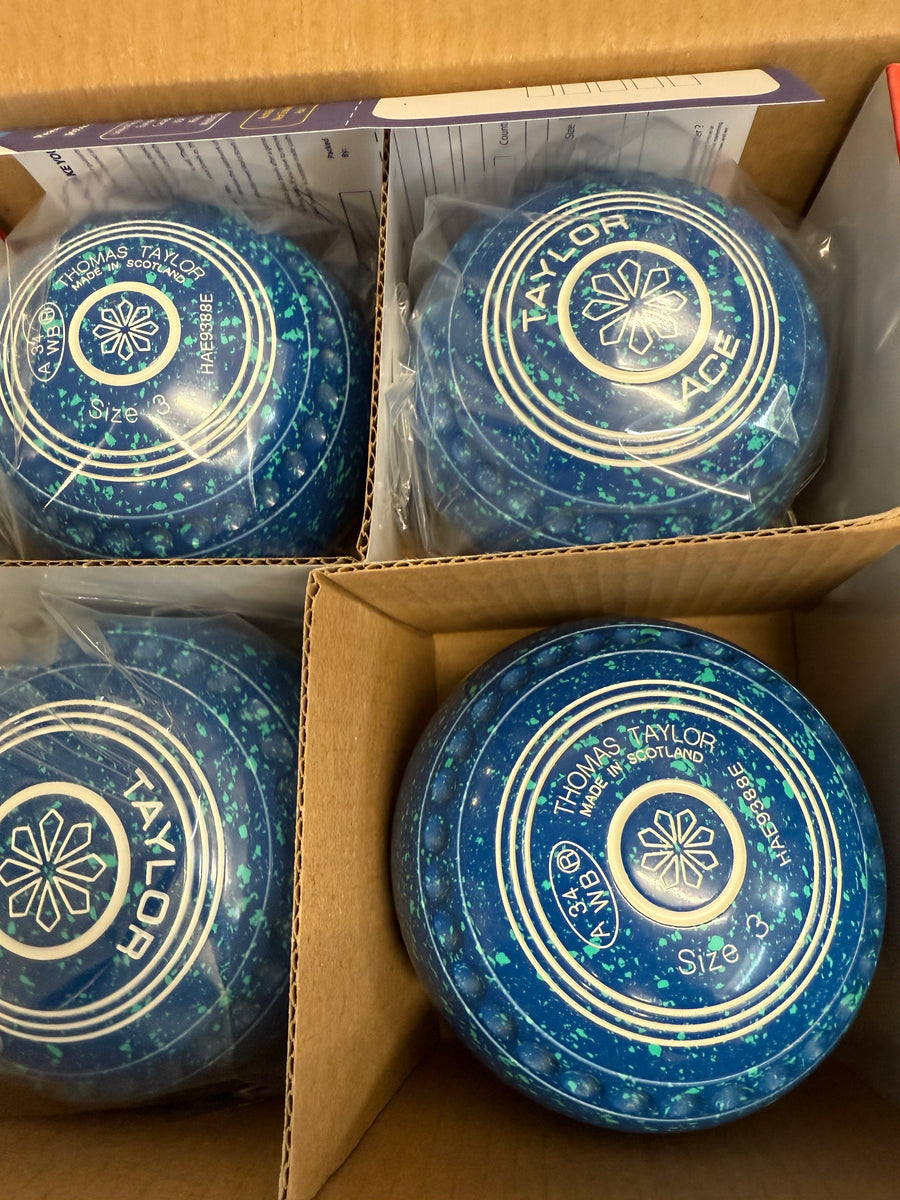 Taylor Ace Lawn Bowls Size 3 Pro Grip – David Gourlay Bowls