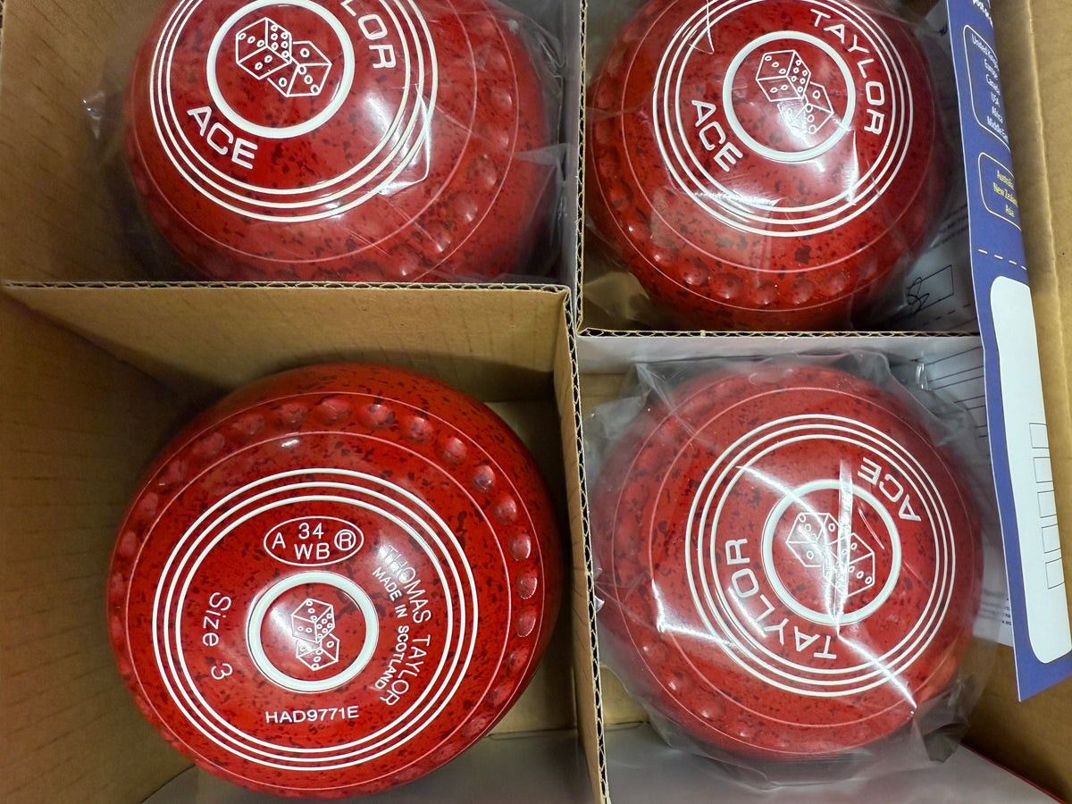 Taylor Ace Lawn Bowls Size 3 Pro Grip – David Gourlay Bowls
