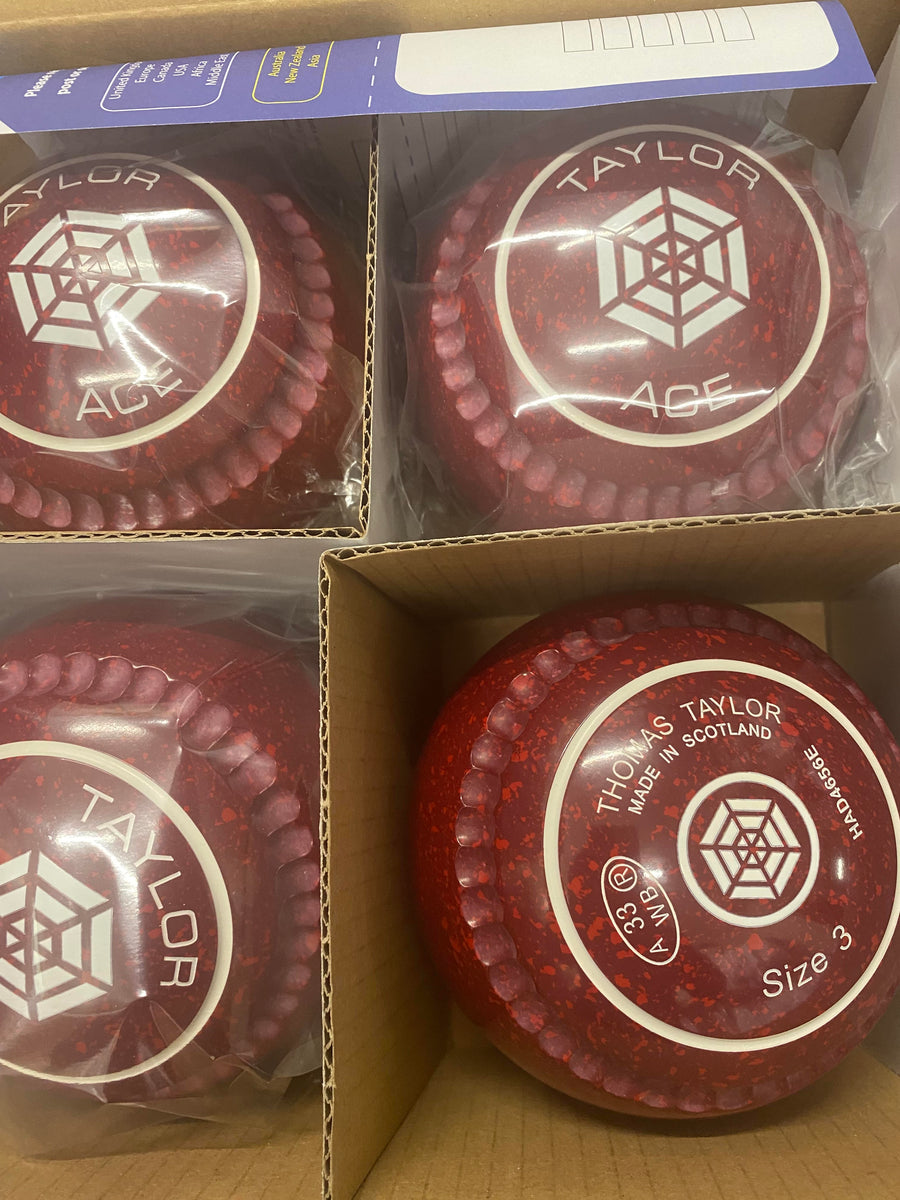 Taylor Ace Lawn Bowls Size 3 Xtreme Grip – David Gourlay Bowls