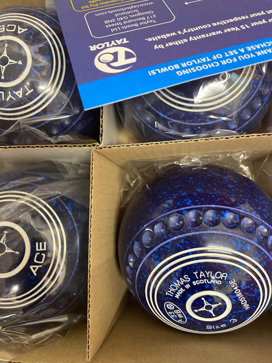 Taylor Ace Bowls Size 3 Pro Grip – David Gourlay Bowls