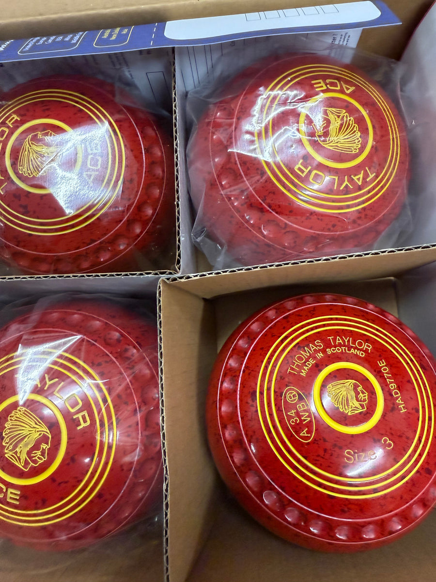 Taylor Ace Lawn Bowls Size 3 Pro Grip – David Gourlay Bowls